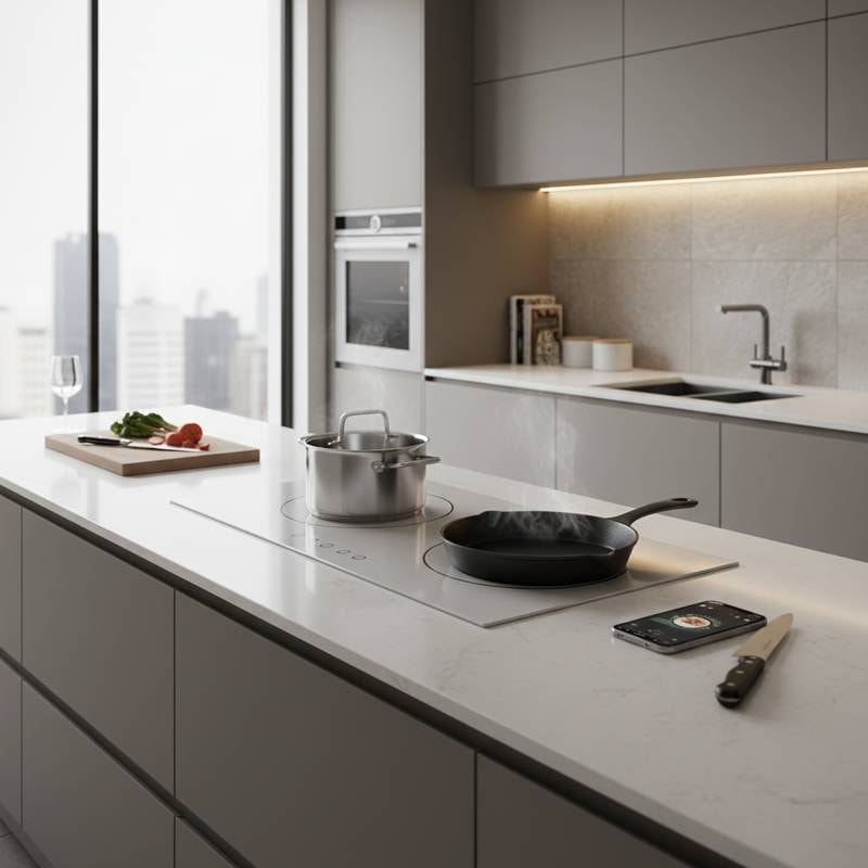Induction Zones: Seamless Invisible Cooktops for Modern Kitchens ...